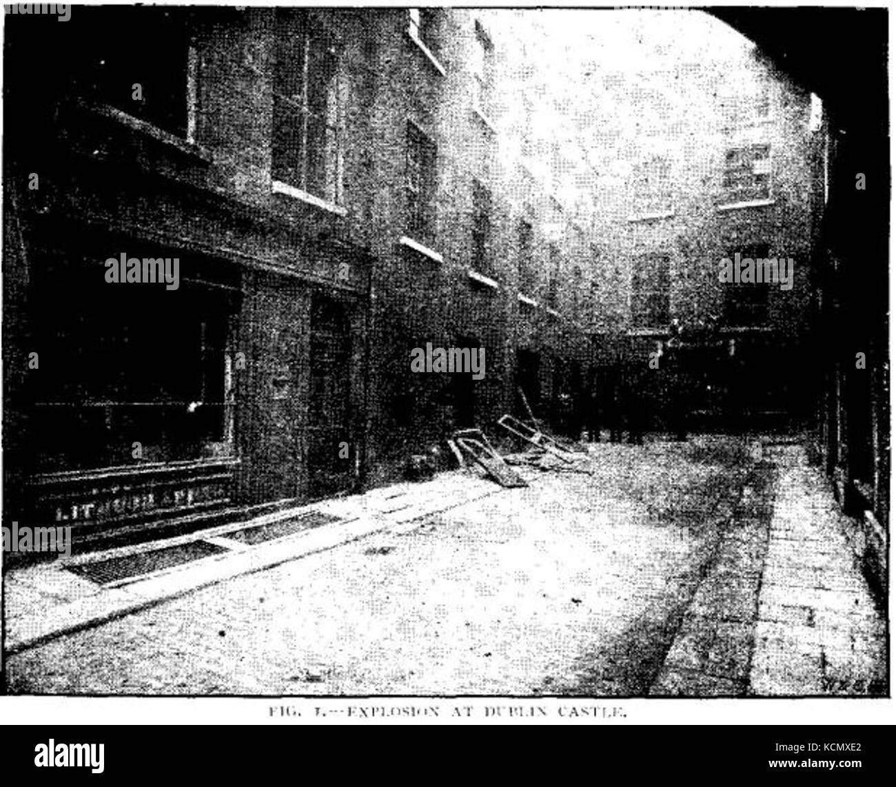 Dublin Castle Explosion Stock Photo - Alamy