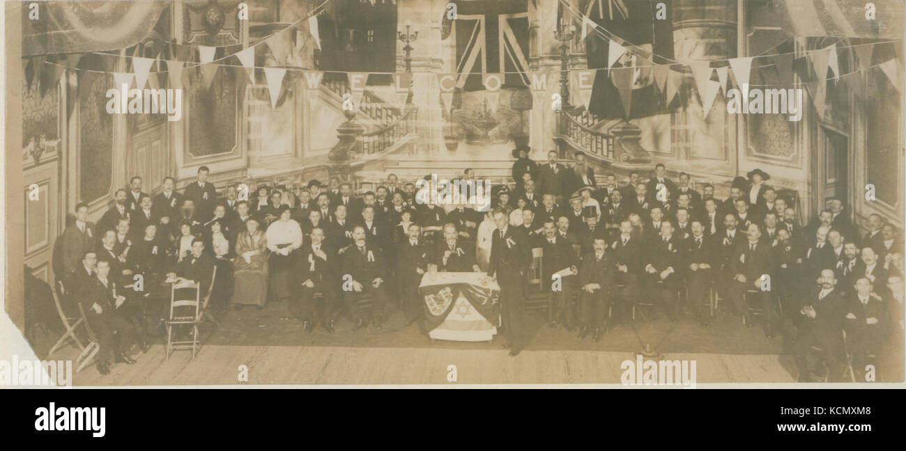 A historical photograph of the first conference of Canadian Jewry ...
