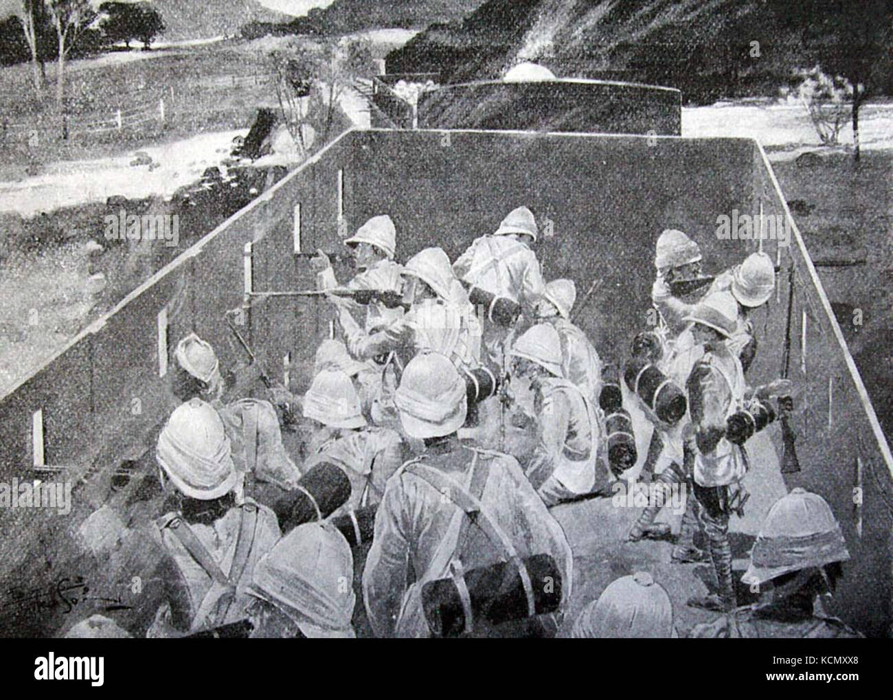 Armoured train 1899 2 Stock Photo - Alamy