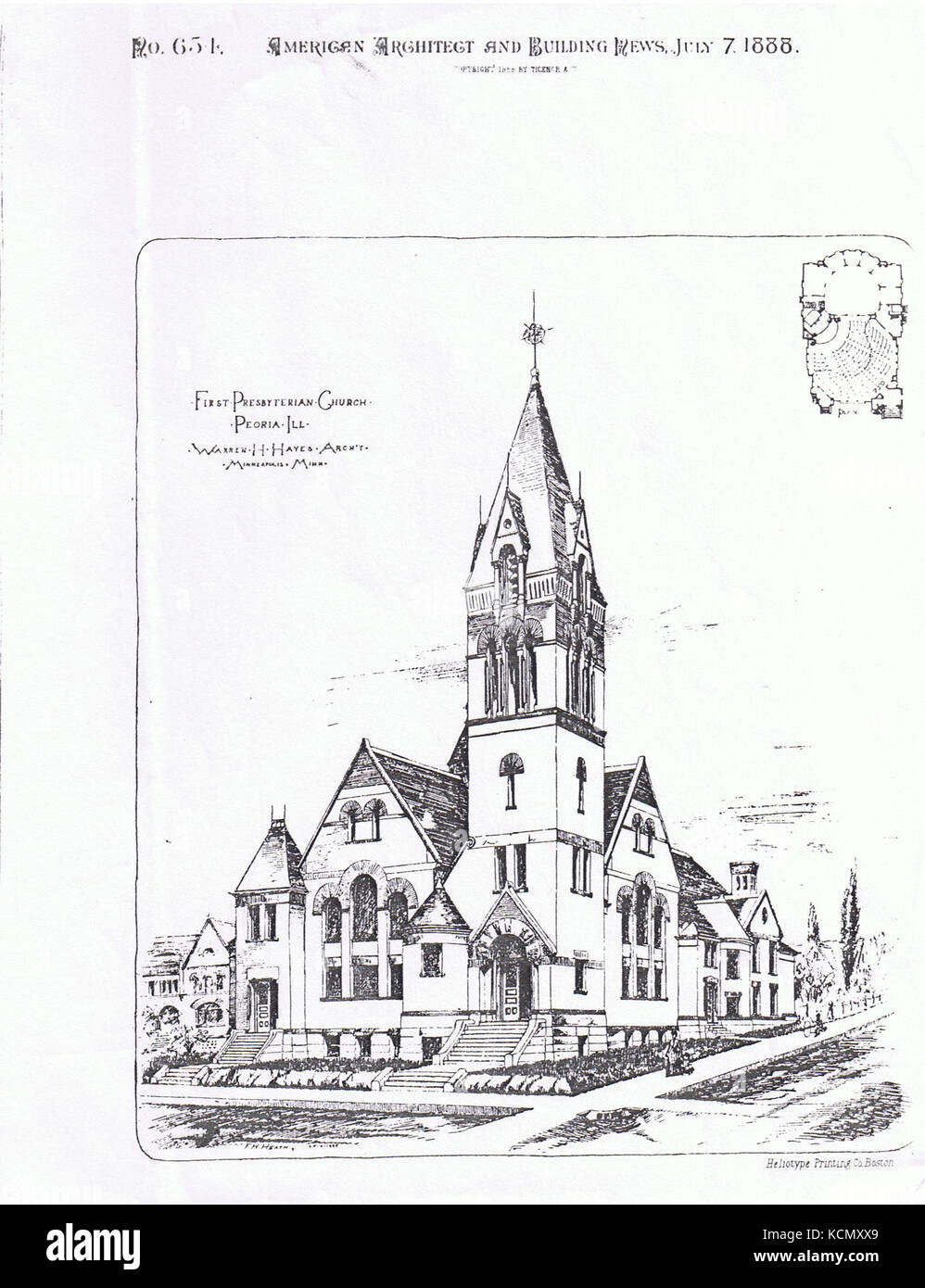 First church building Cut Out Stock Images & Pictures - Alamy