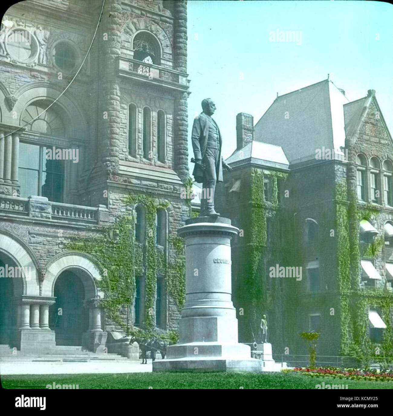 Toronto queens park statue hi-res stock photography and images - Alamy
