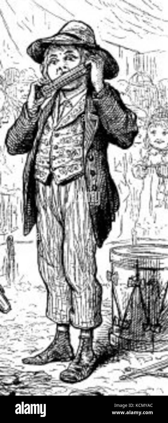 Harmonica Player Drawing