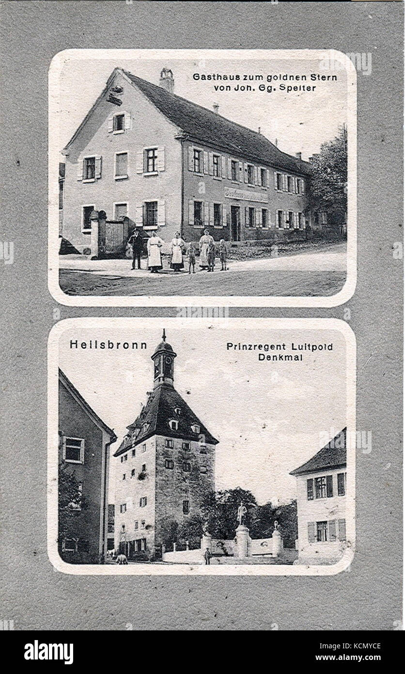 Heilsbronn Gasthaus Stock Photo - Alamy