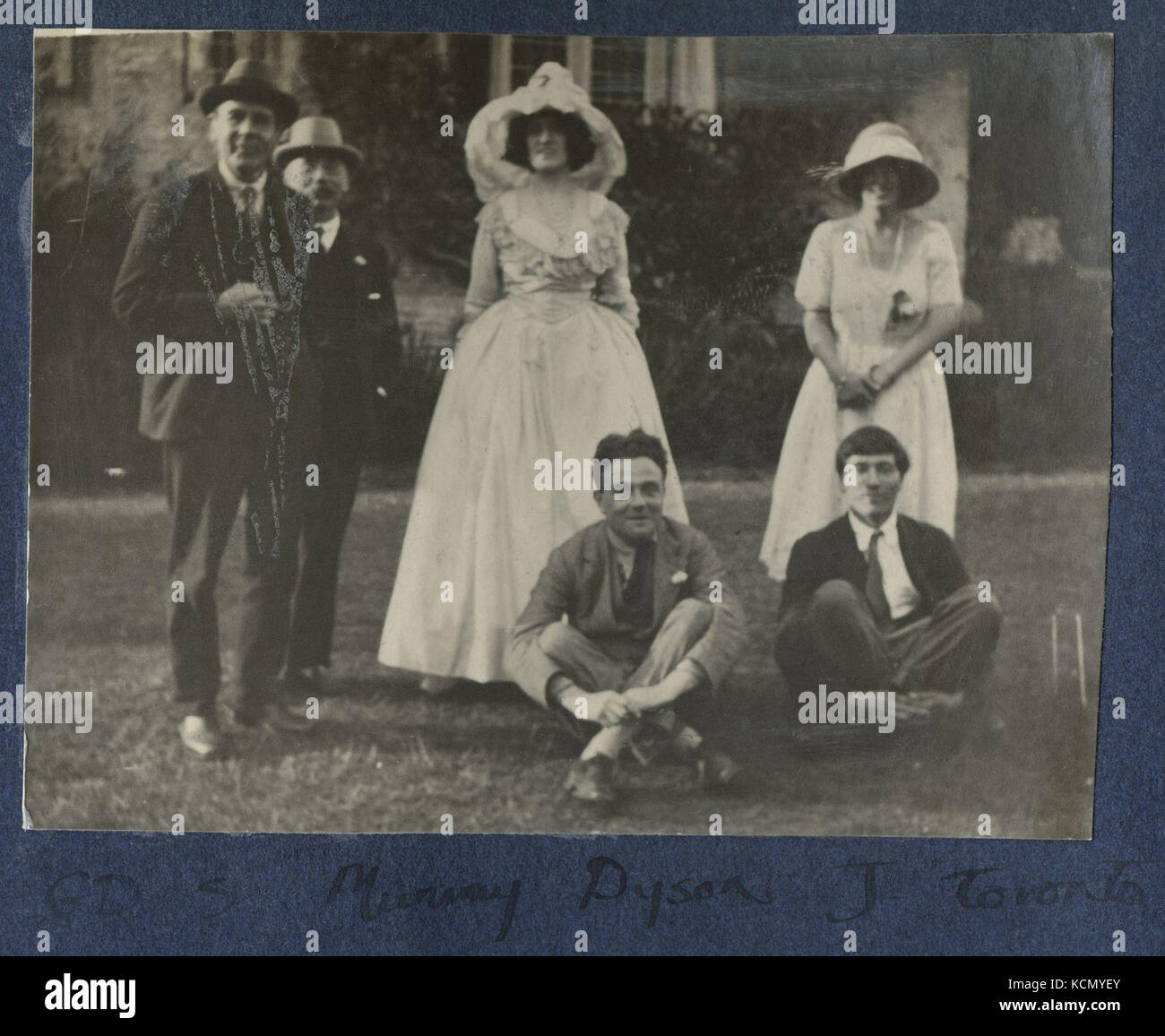 Group including Lady Ottoline and Julian Morrell from NPG Stock Photo ...