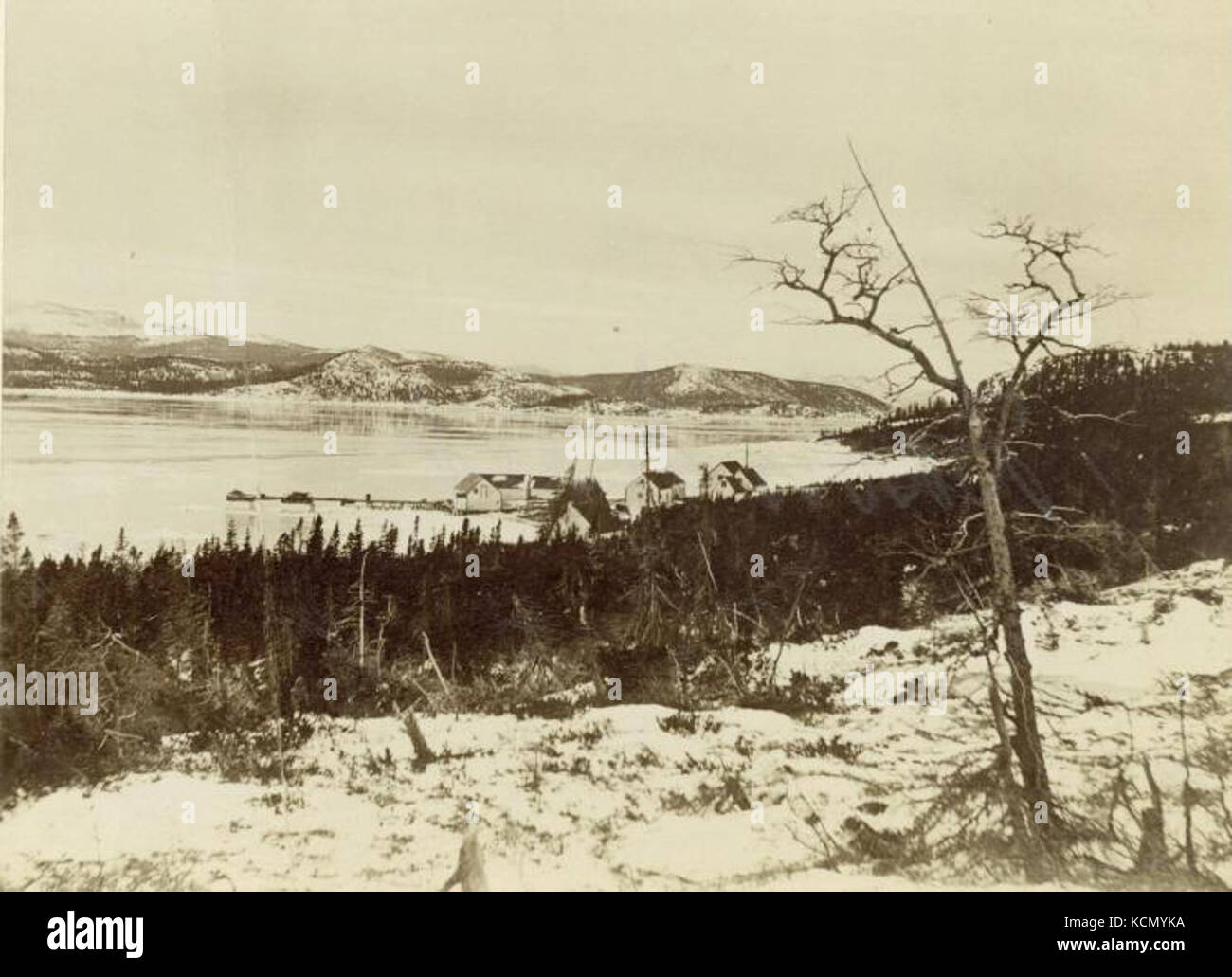 Davis Inlet Labrador 1890 Stock Photo - Alamy