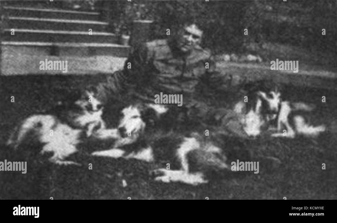 Albert Payson Terhune and His Collies Stock Photo - Alamy