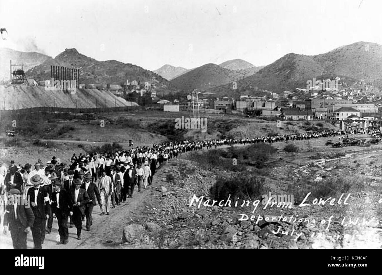Bisbee deportation lowell Stock Photo - Alamy