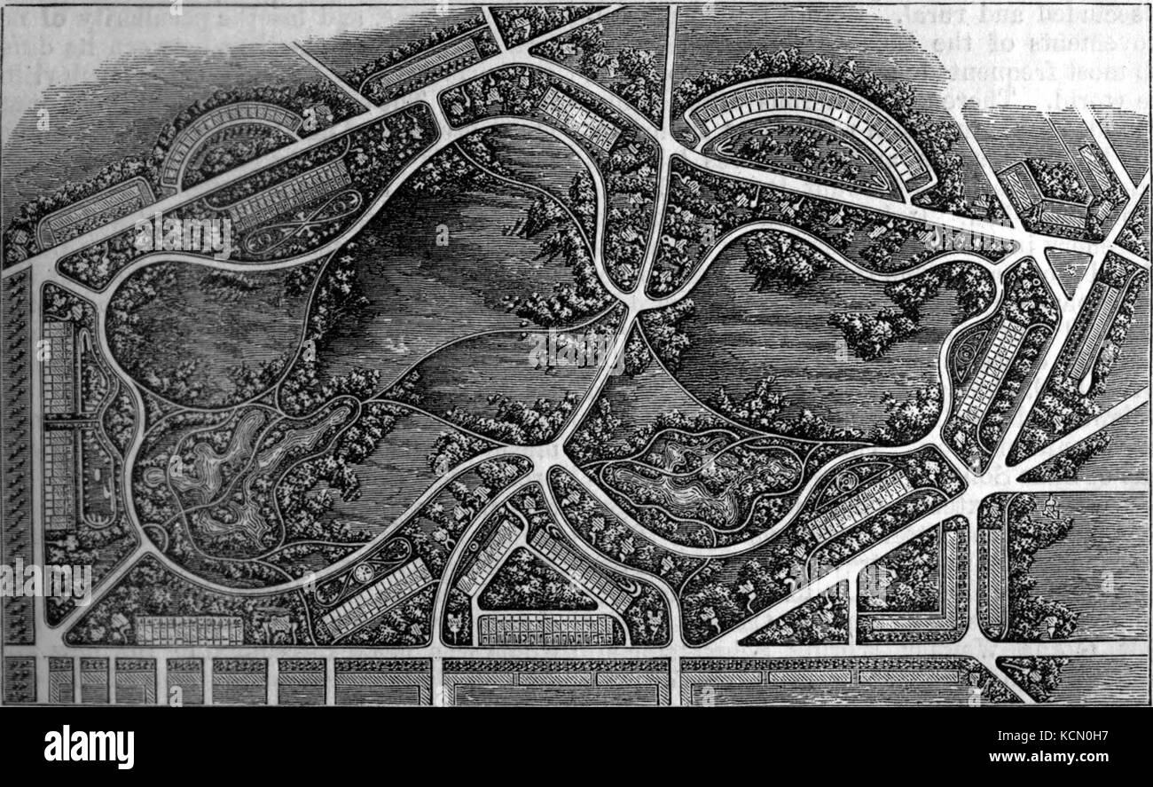 AmCyc Park Map of Birkenhead Park Stock Photo - Alamy