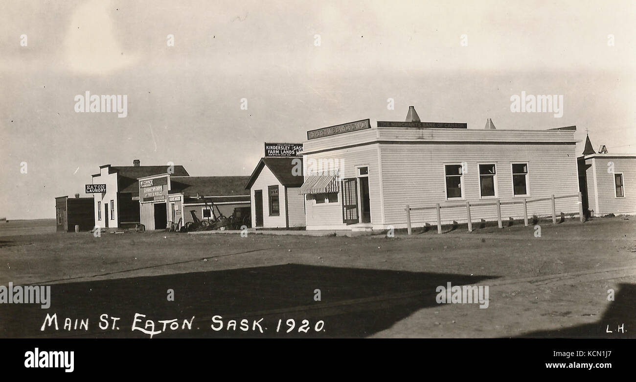 Eatonia postcard 1920 Stock Photo - Alamy