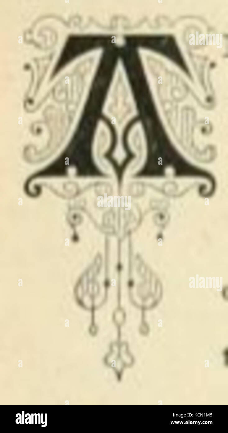 Drop Cap A Stock Photo - Alamy