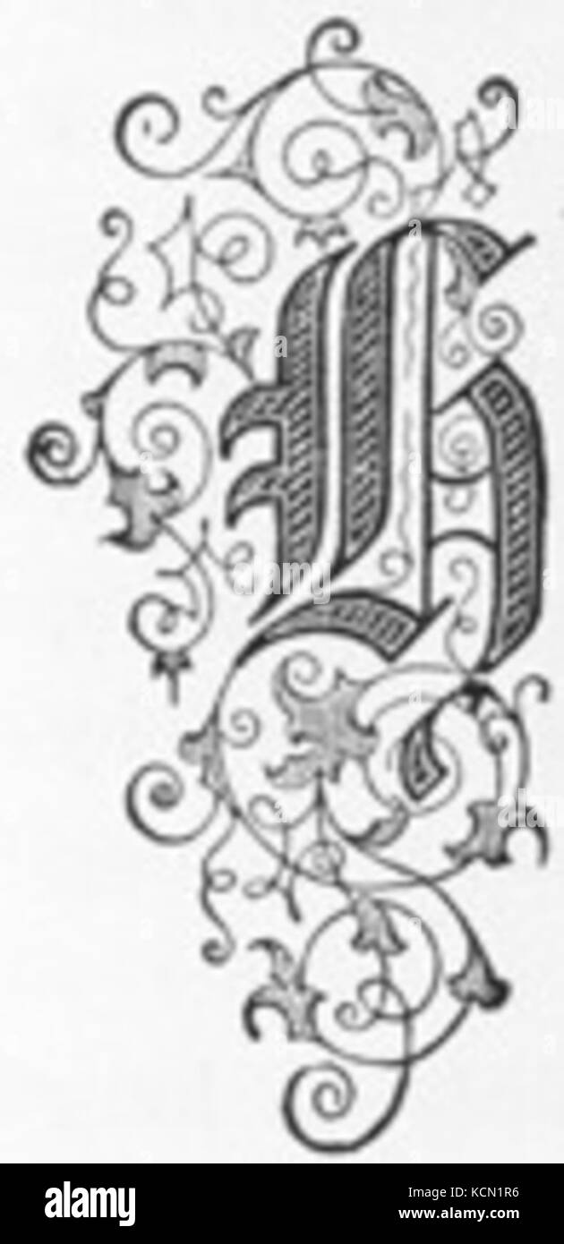 Classic typography elegant lettering Black and White Stock Photos ...