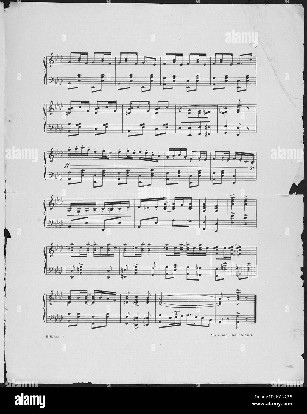 Blue Ribbon Rag 5 Stock Photo - Alamy