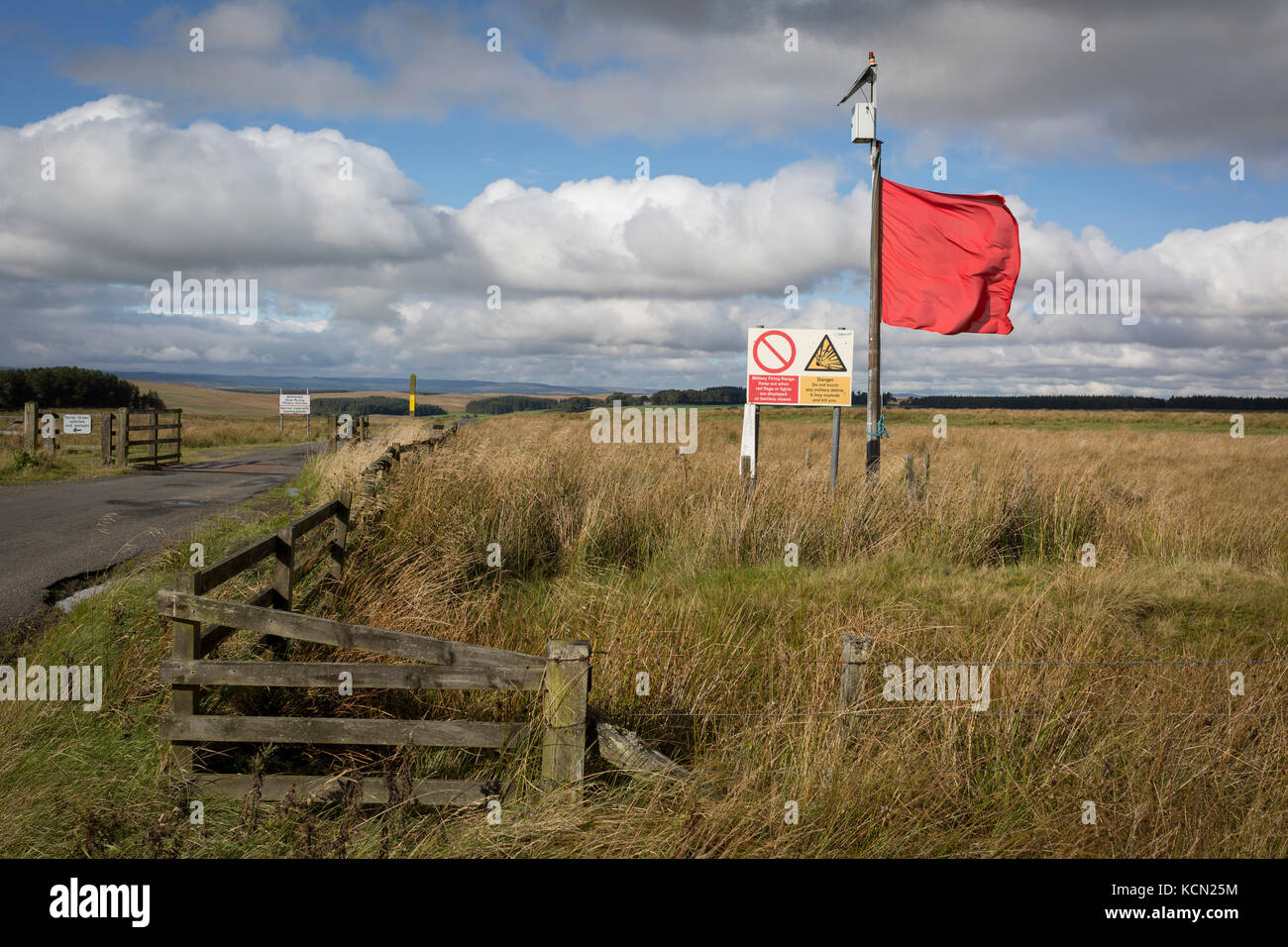At otterburn ranges in northumberland hi-res stock photography and ...