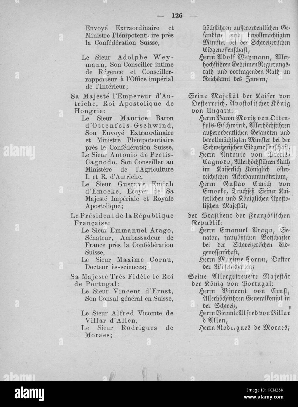 Deutsches Reichsgesetzblatt 1882 018 126 Stock Photo - Alamy