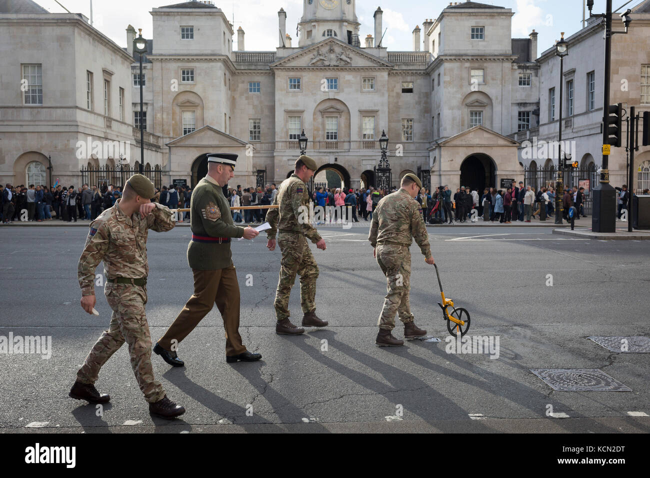 According to protocol, members of the Coldstream Guards, led by 'H. M ...