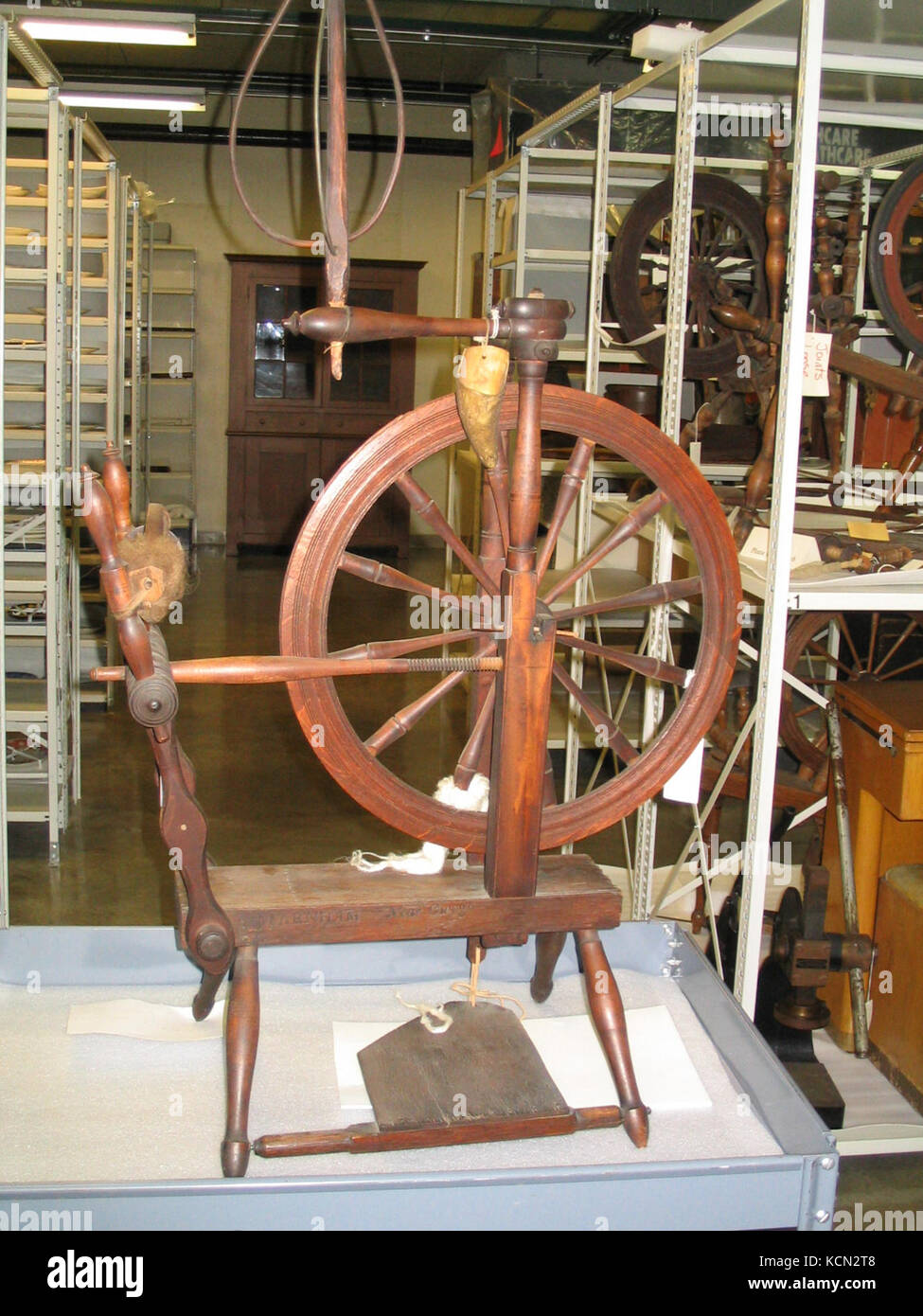 Flax spinning wheel hi-res stock photography and images - Alamy