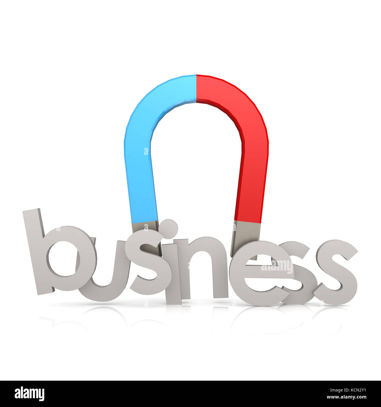 Magnet bar with business word image with hi-res rendered artwork that ...
