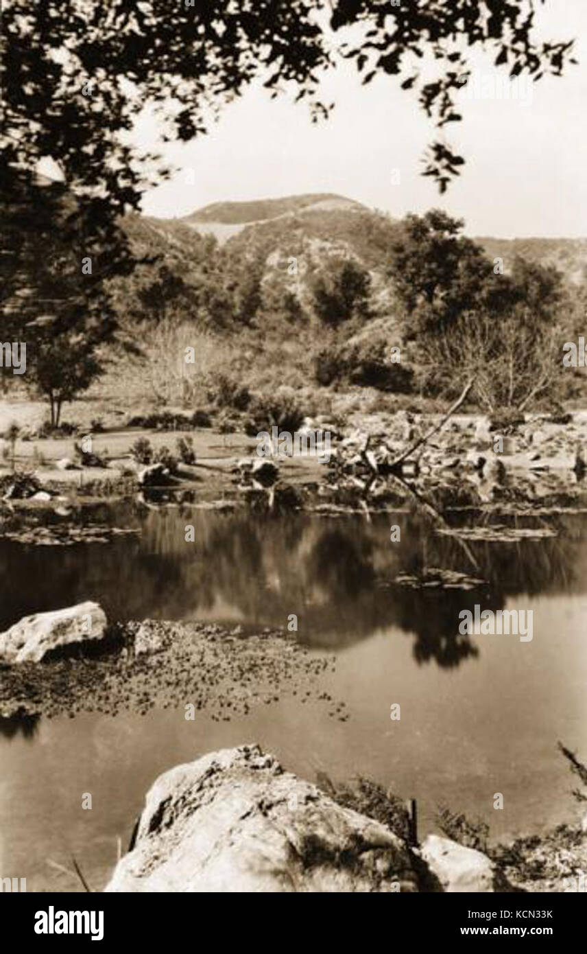 Griffith Park Pond 1920 Stock Photo - Alamy