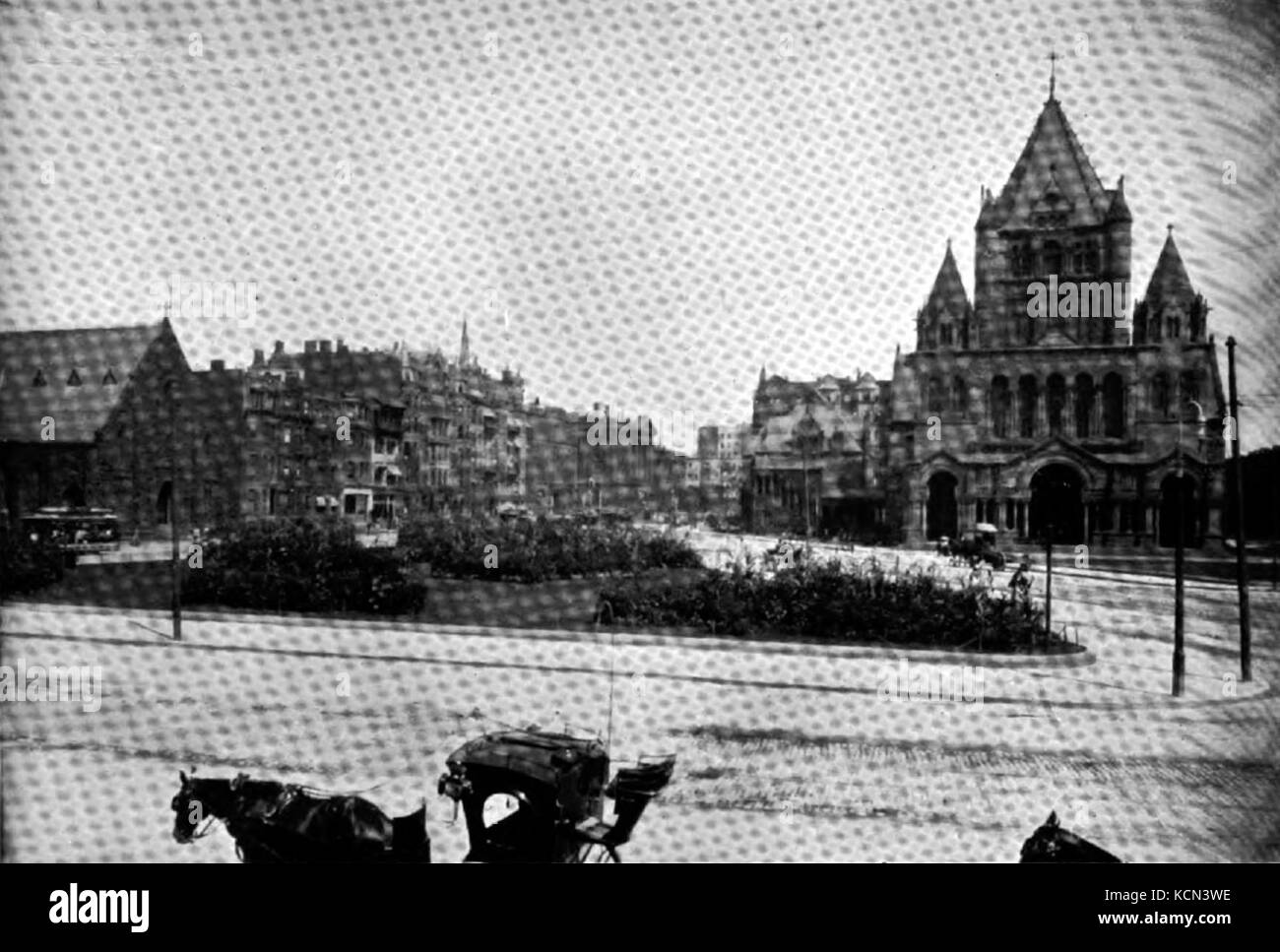 Boston copley square map hi-res stock photography and images - Alamy