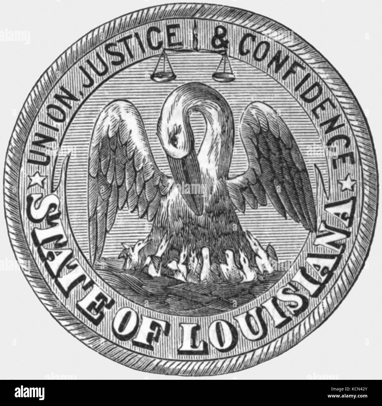 Old map of louisiana Black and White Stock Photos & Images - Alamy