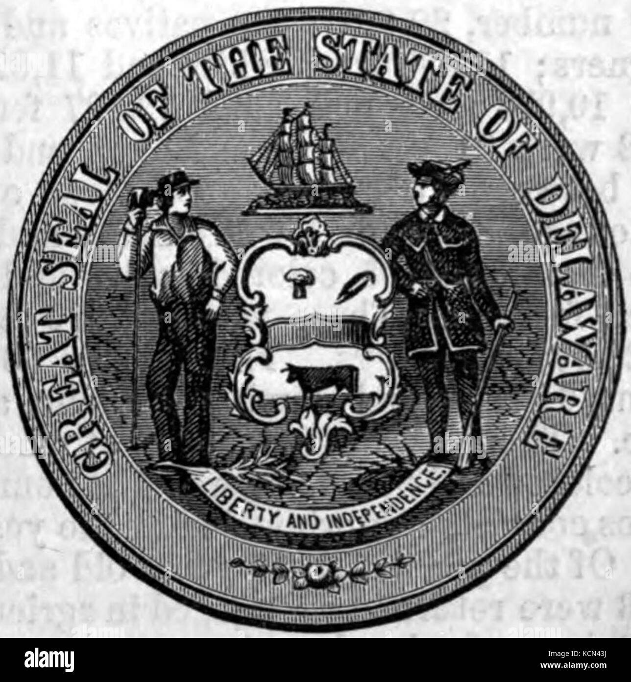 AmCyc Delaware seal Stock Photo - Alamy