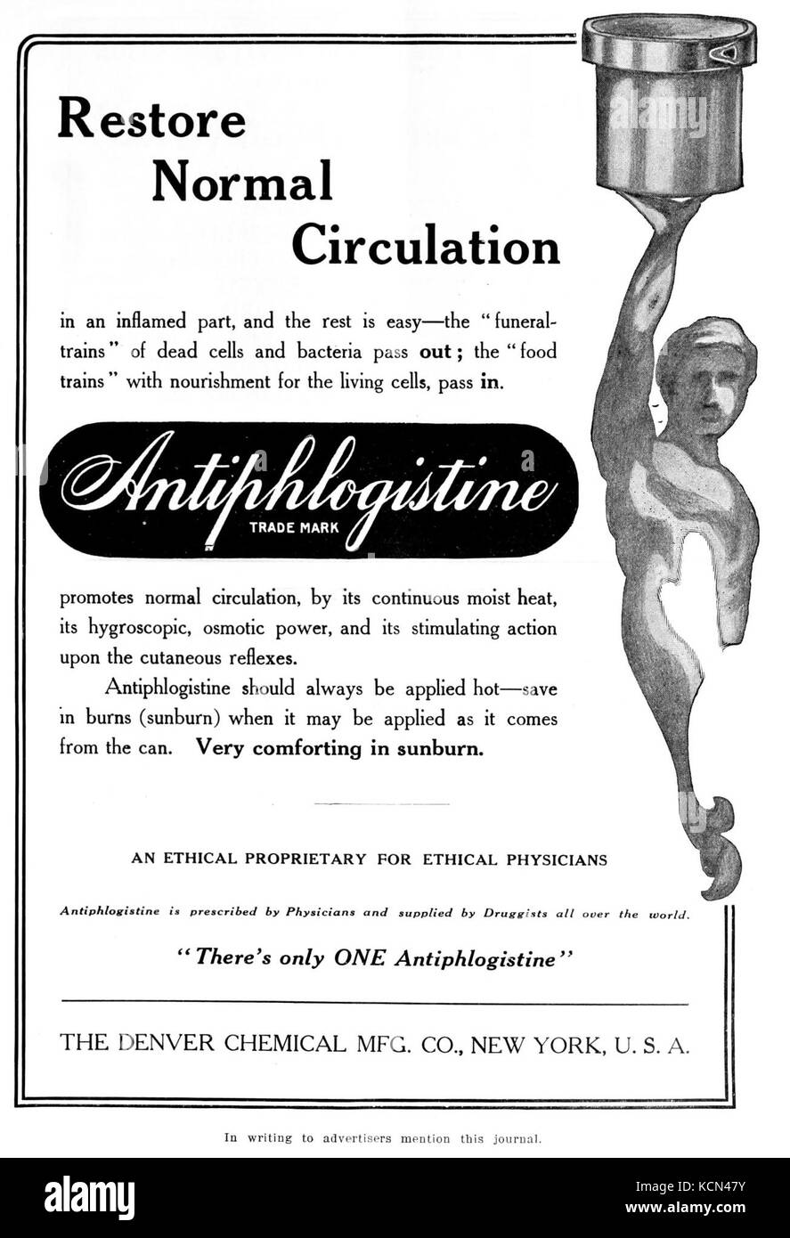 Antiphlogistine hi-res stock photography and images - Alamy