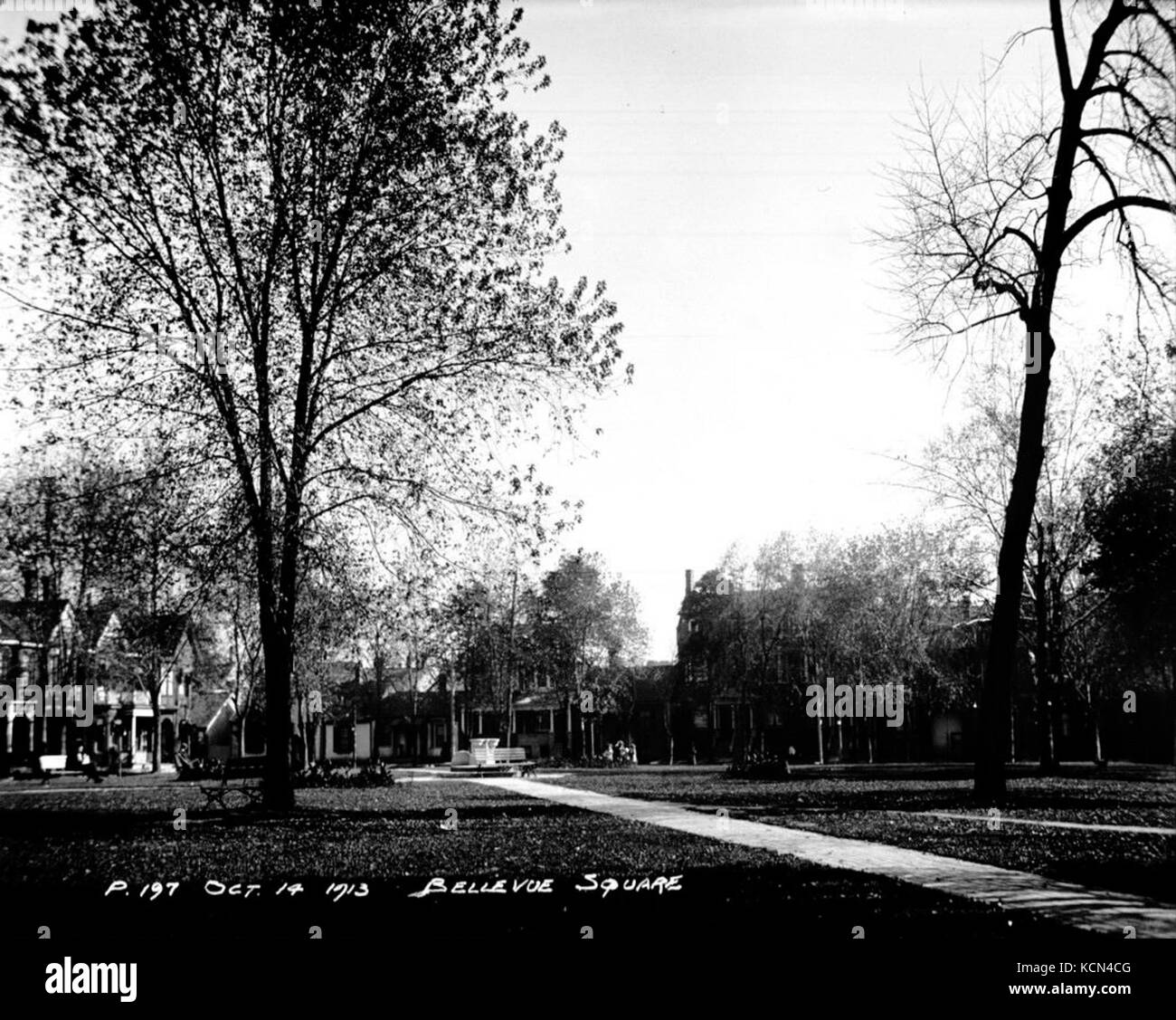 Bellevue Square is a public space that serves as a landmark, offering a ...