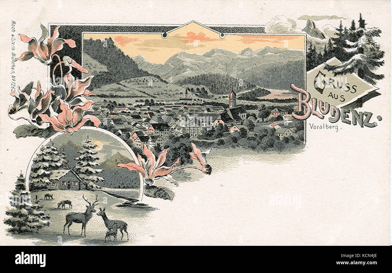 Bludenz map hi-res stock photography and images - Alamy