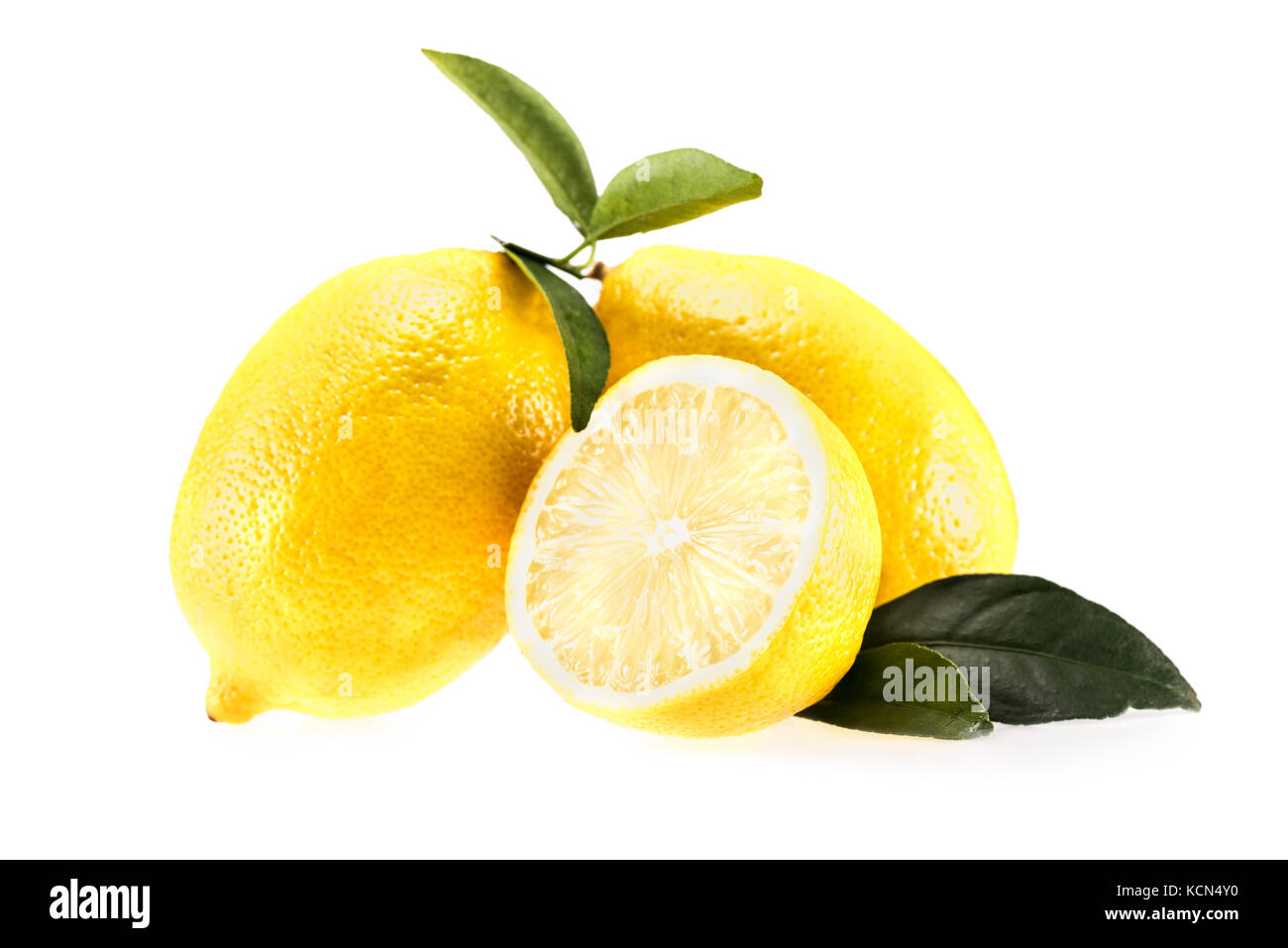 yellow juicy lemons Stock Photo - Alamy