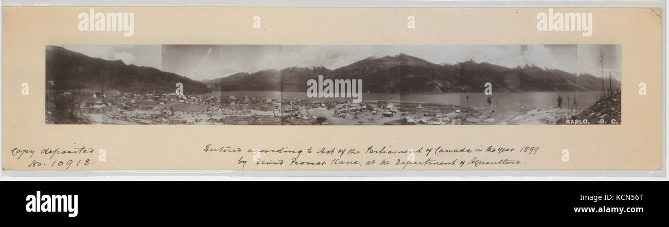 Map of kaslo hi-res stock photography and images - Alamy