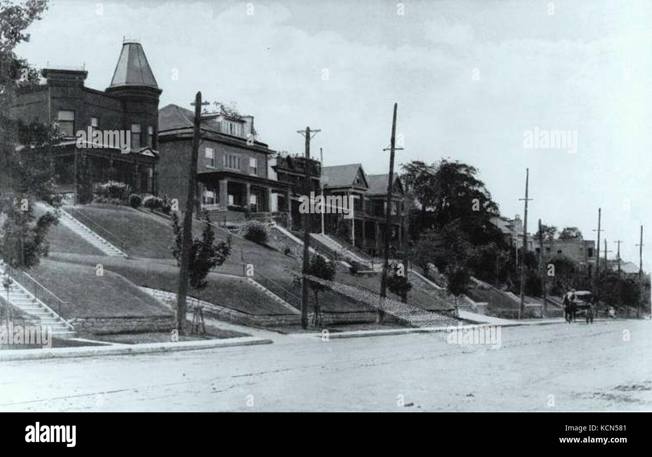 Chemin de la Cote Sainte Catherine Outremont 1910 Stock Photo - Alamy