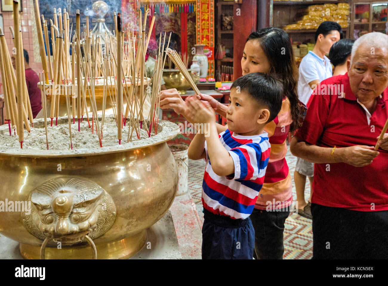 Chinese new year is time to honor deities and the ancestors in the Sze ...