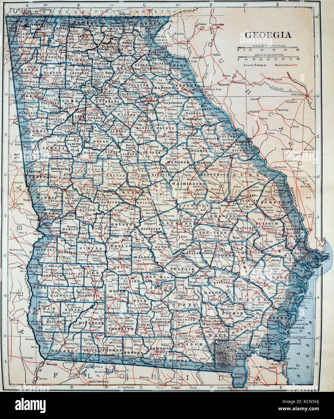 Collier's 1921 Georgia Stock Photo - Alamy