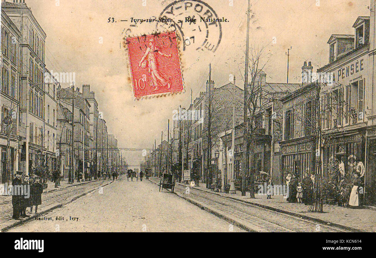 Ivry sur seine map hi-res stock photography and images - Alamy