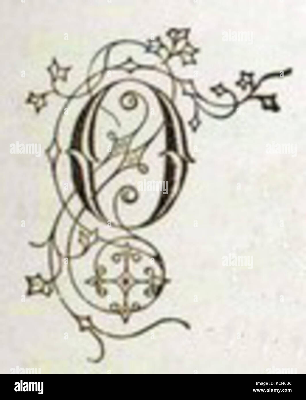 An artistic or decorative representation of the letter 'O', showcasing ...