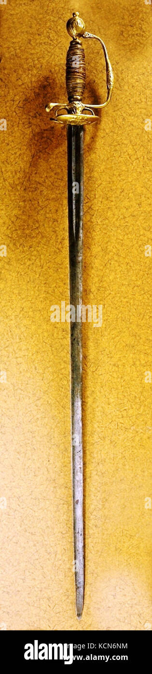 English Small Sword Stock Photo - Alamy