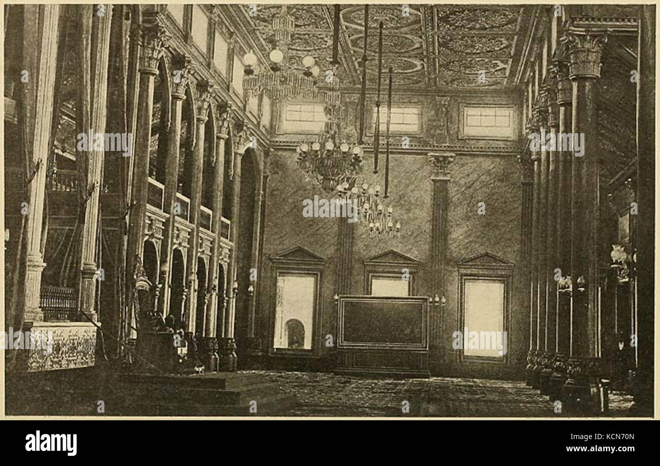 Archbishop of Manila colonial period throne room Stock Photo - Alamy