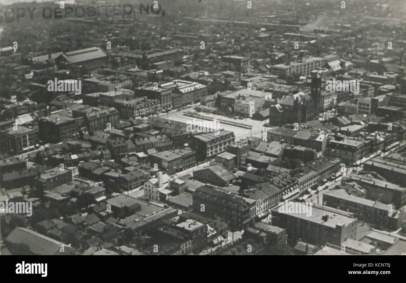 Hamilton Ontario from the Air (HS85 10 35982 Stock Photo - Alamy