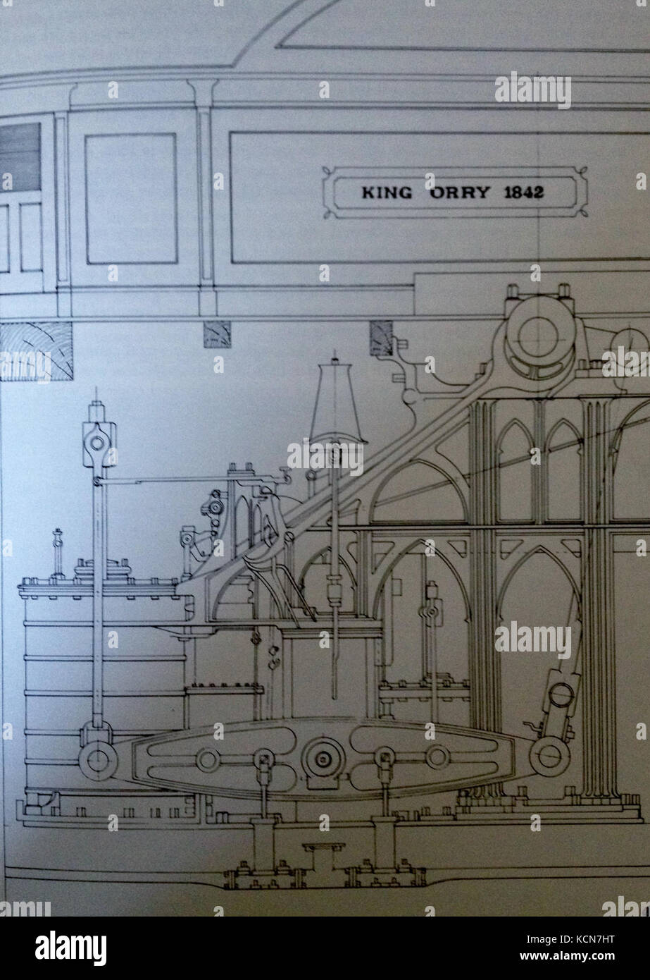 Beam engine drawing hi-res stock photography and images - Alamy