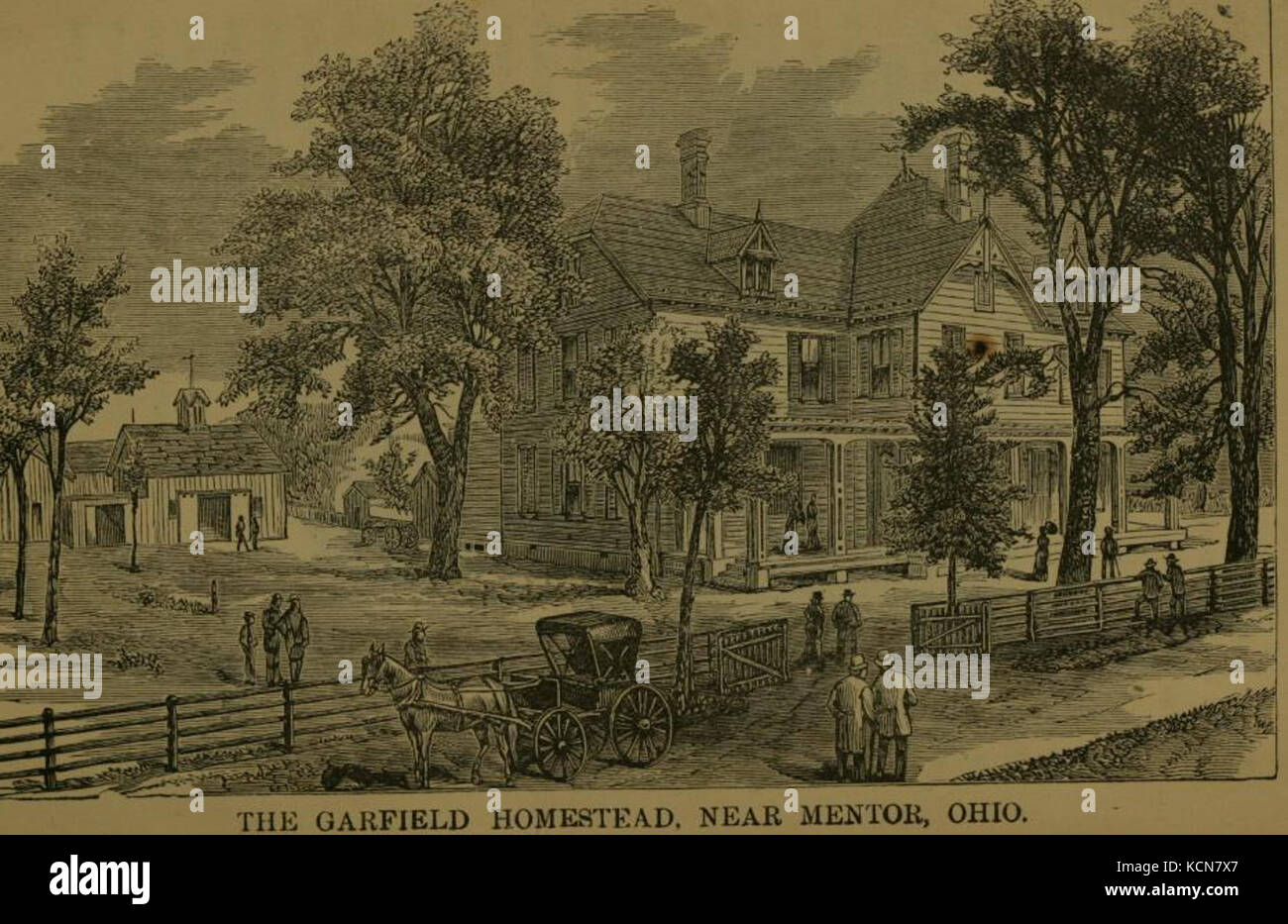 Garfield Homestead Ohio Stock Photo - Alamy