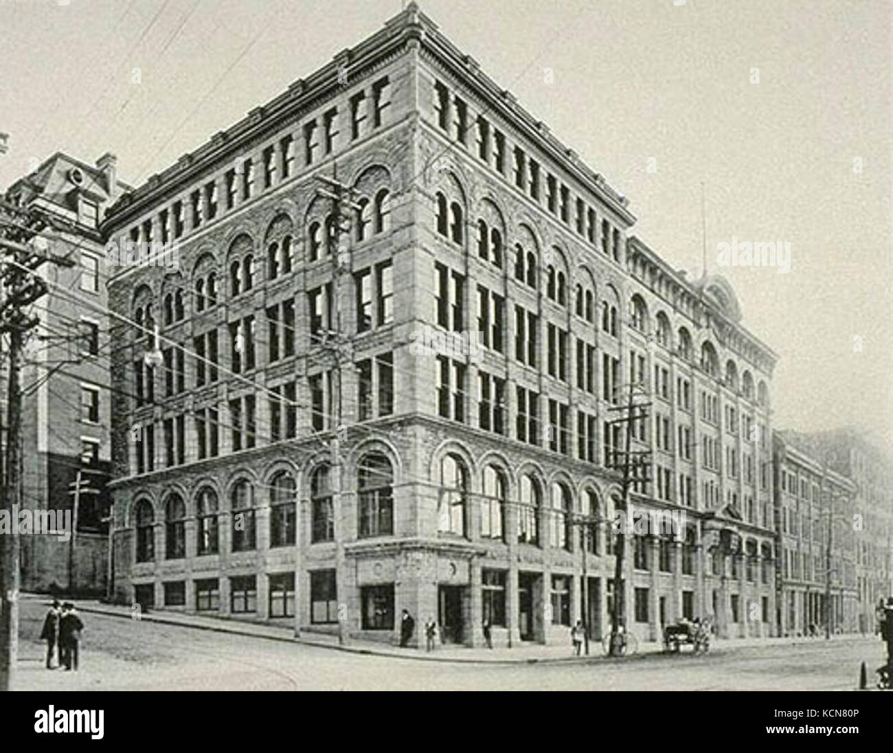 Edifice Montreal Street Railway 1898 Stock Photo - Alamy