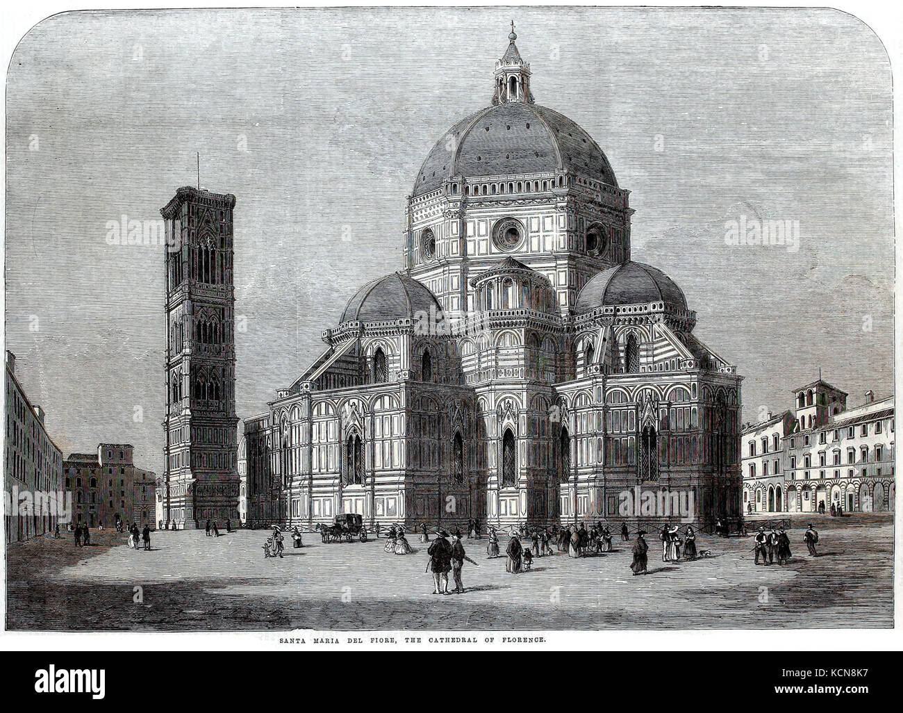Florence cathedral drawing hi-res stock photography and images - Alamy