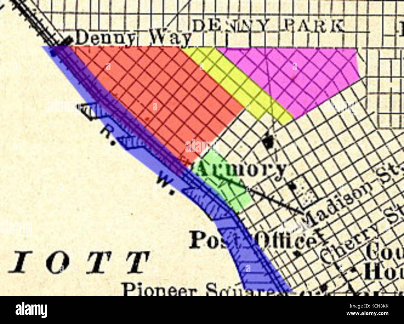 The Denny Regrade Commons category map showcases the geographical ...