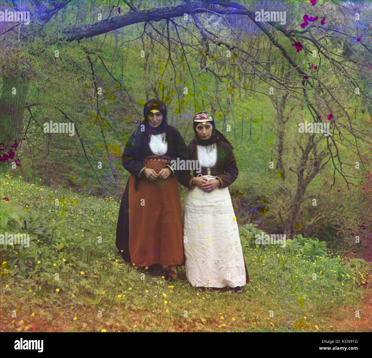 Armenian Catholic women in customary dress Stock Photo - Alamy