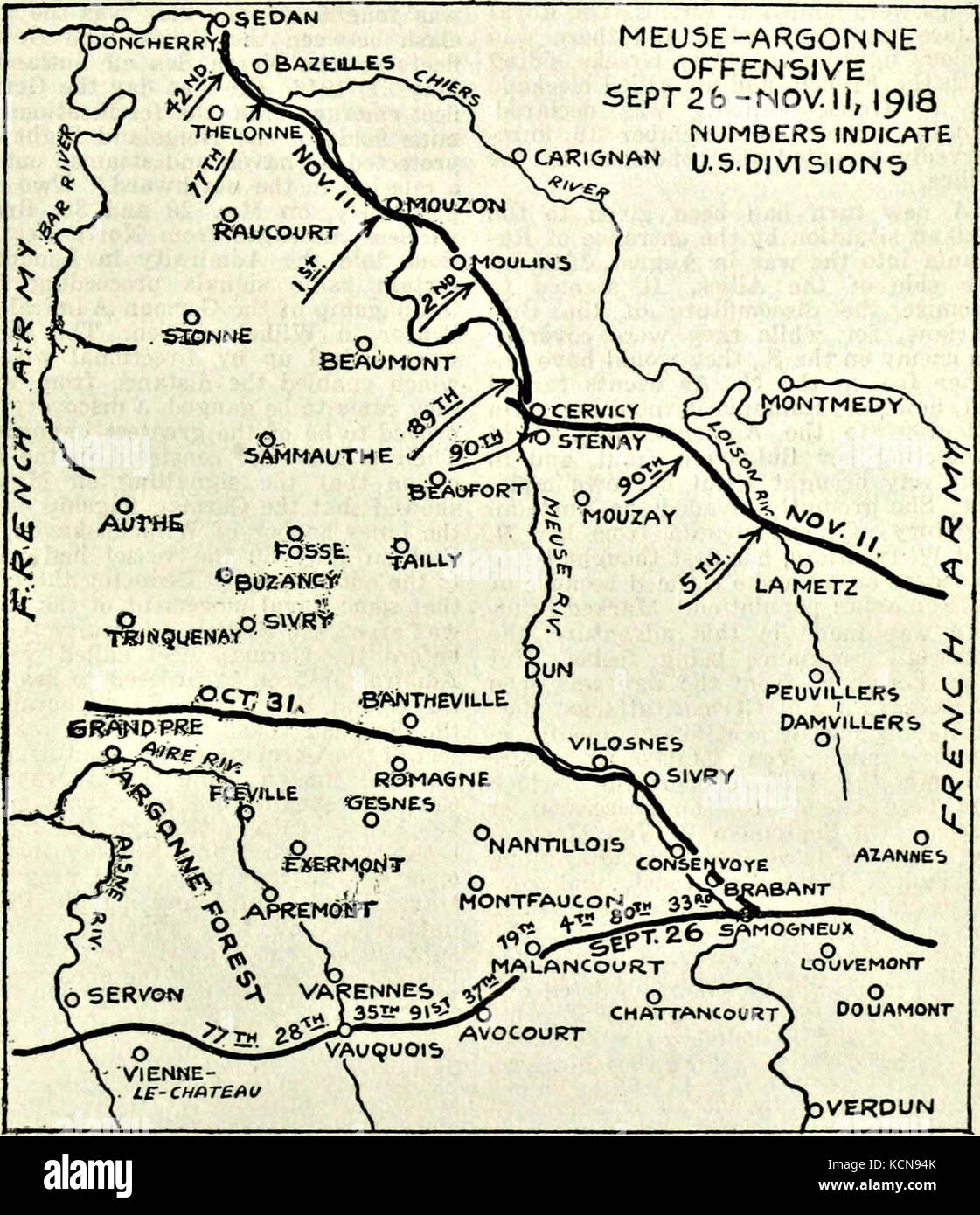 Meuse argonne offensive hi-res stock photography and images - Alamy