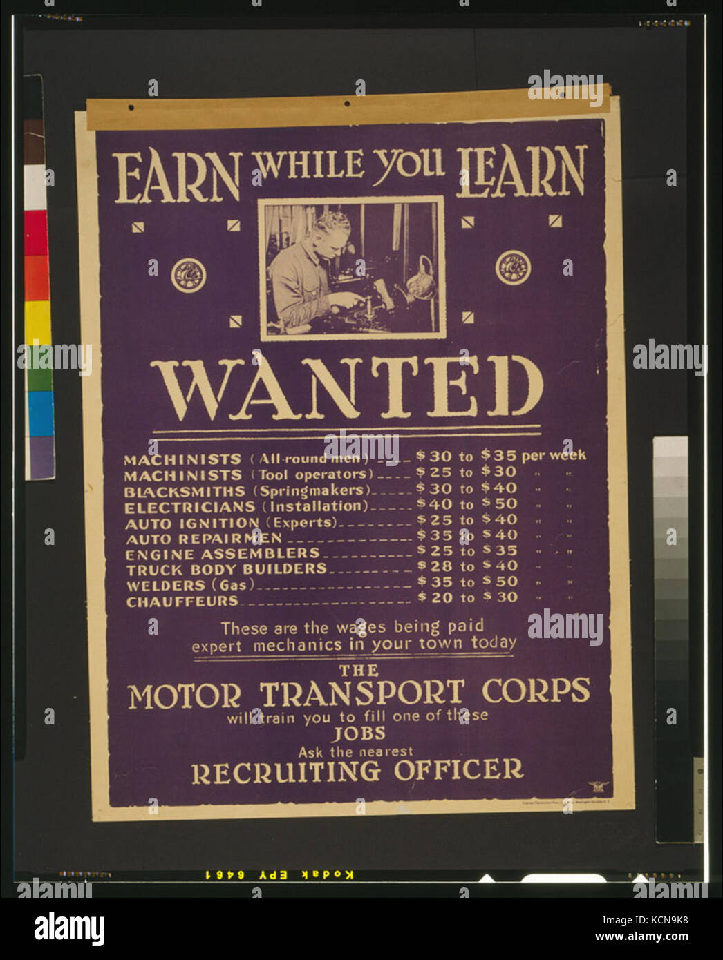 Earn while you learn LCCN00651600 Stock Photo - Alamy