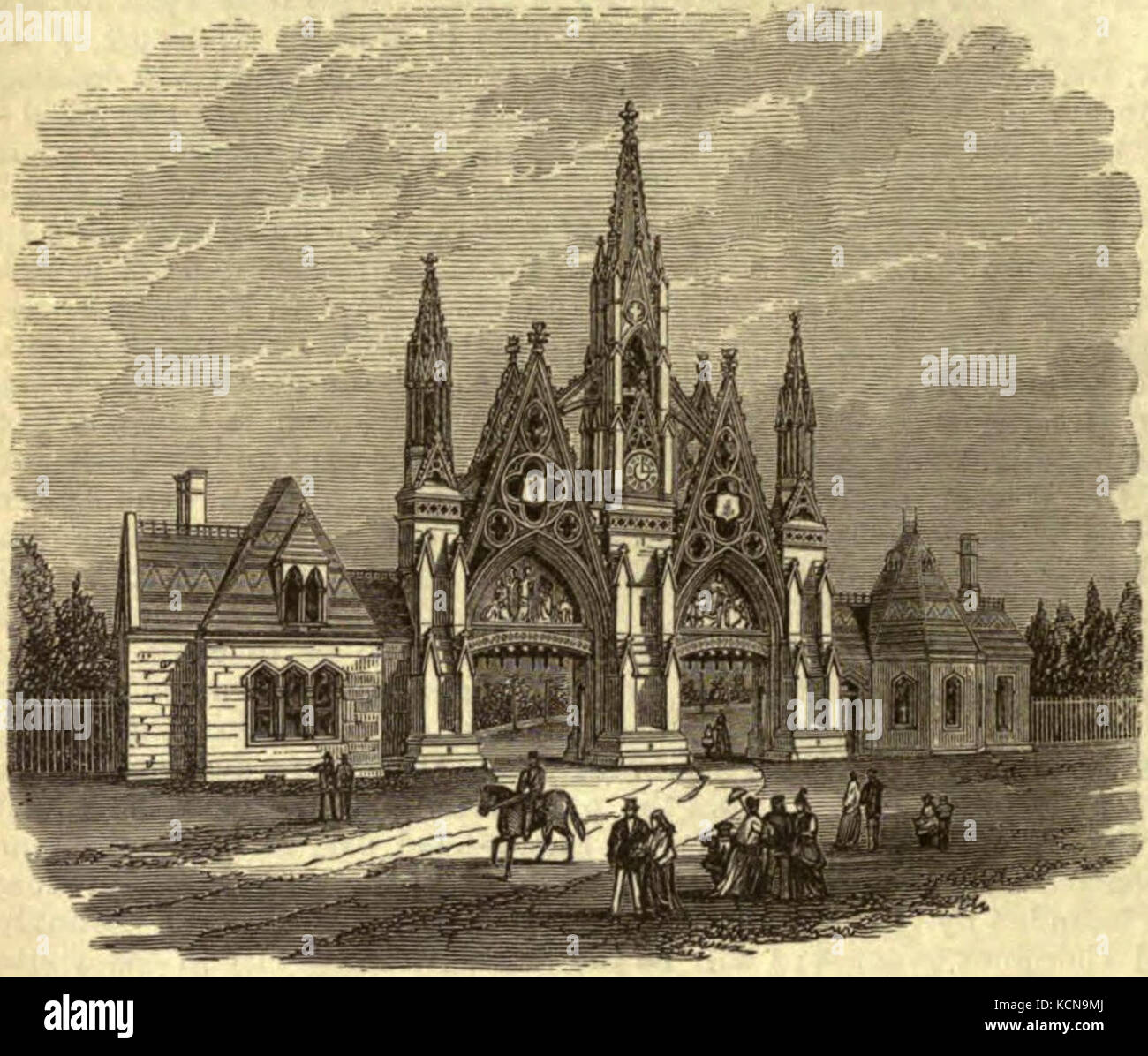 AmCyc Brooklyn Entrance to Greenwood Cemetery Stock Photo - Alamy