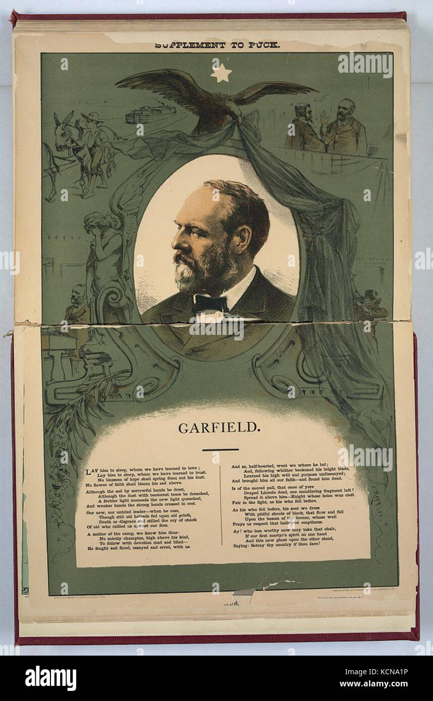 An image or illustration of President James A. Garfield, the 20th ...