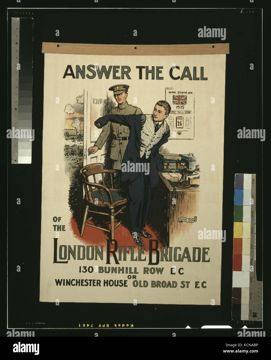 Answer the call of the London Rifle Brigade LCCN2003668162 Stock Photo ...