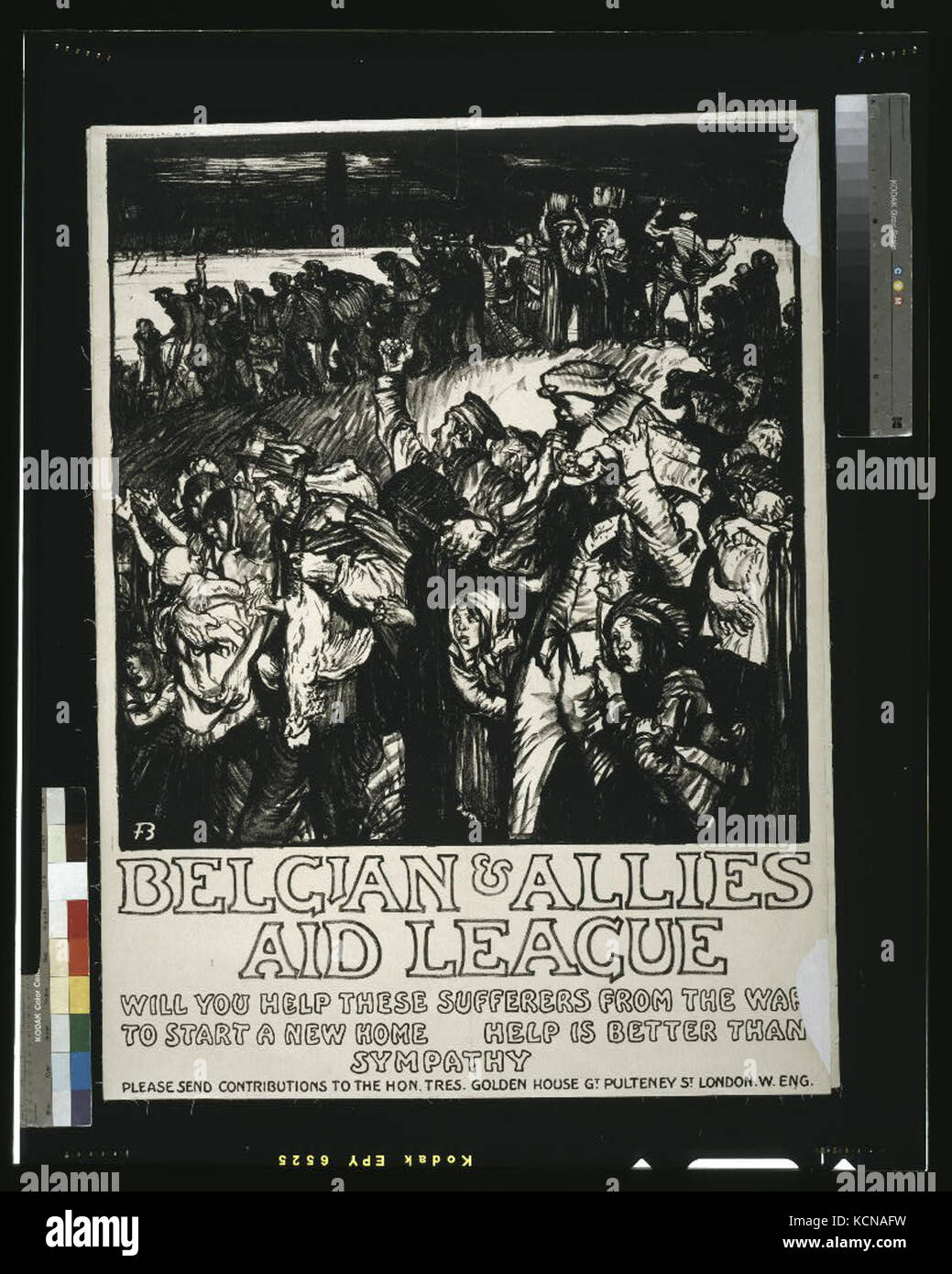 Belgian & Allies Aid League. Will you help these sufferers from the war ...
